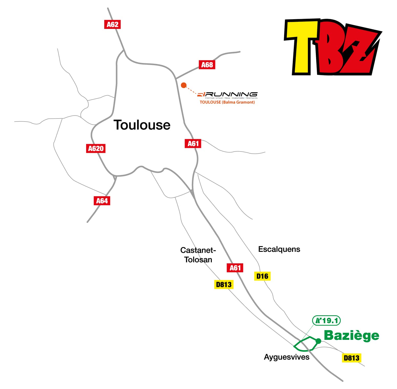 TBZ Survivor - Infos pratiques - Trail de Baziège